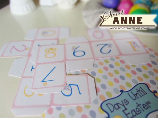 Days Until Easter- Easter Countdown [Free Printable] - Sweet Anne Designs