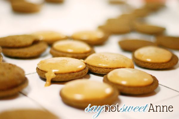 Butterscotch Ginger Snaps at SayNotSweetAnne.com - Sweet Anne Designs