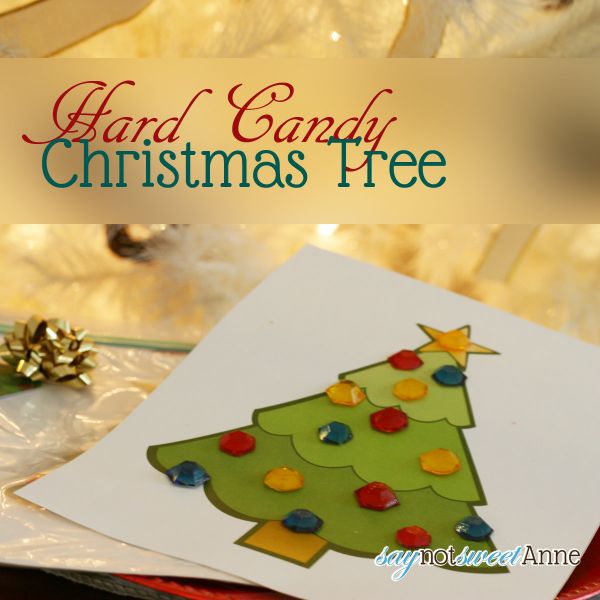 Hard Candy Christmas Tree [Free Printable} - Sweet Anne Designs