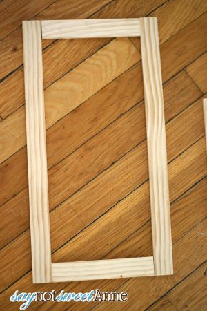 How to Build an Affordable Picture Frame - Sweet Anne Designs
