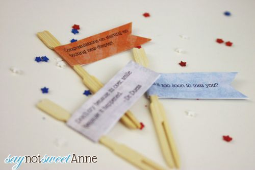 DIY Custom Cupcake Flags with Template [Free Printable] - Sweet Anne ...