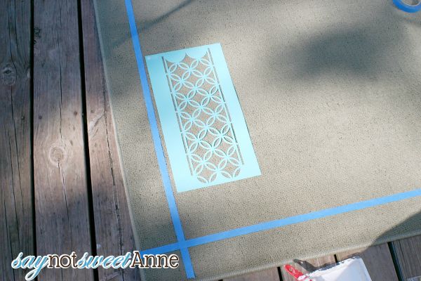 How to Paint a Rug - Sweet Anne Designs