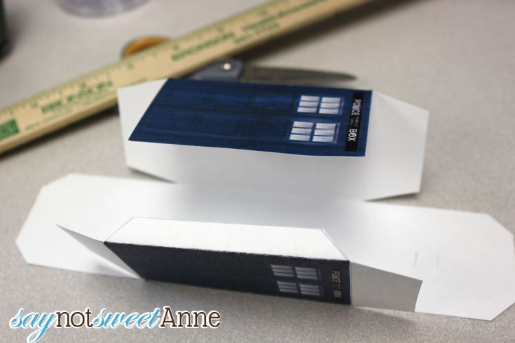 Doctor Who Printable Boxes - Sweet Anne Designs