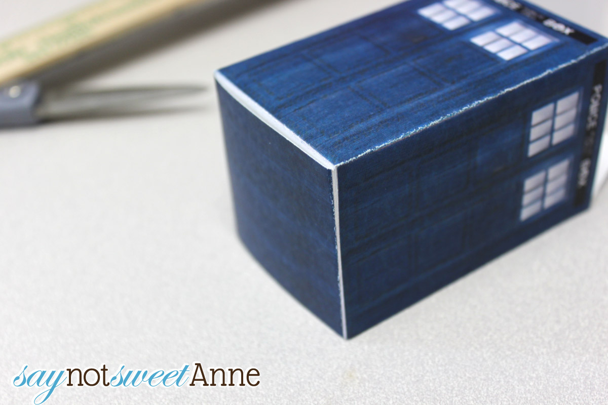 Doctor Who Printable Boxes - Sweet Anne Designs