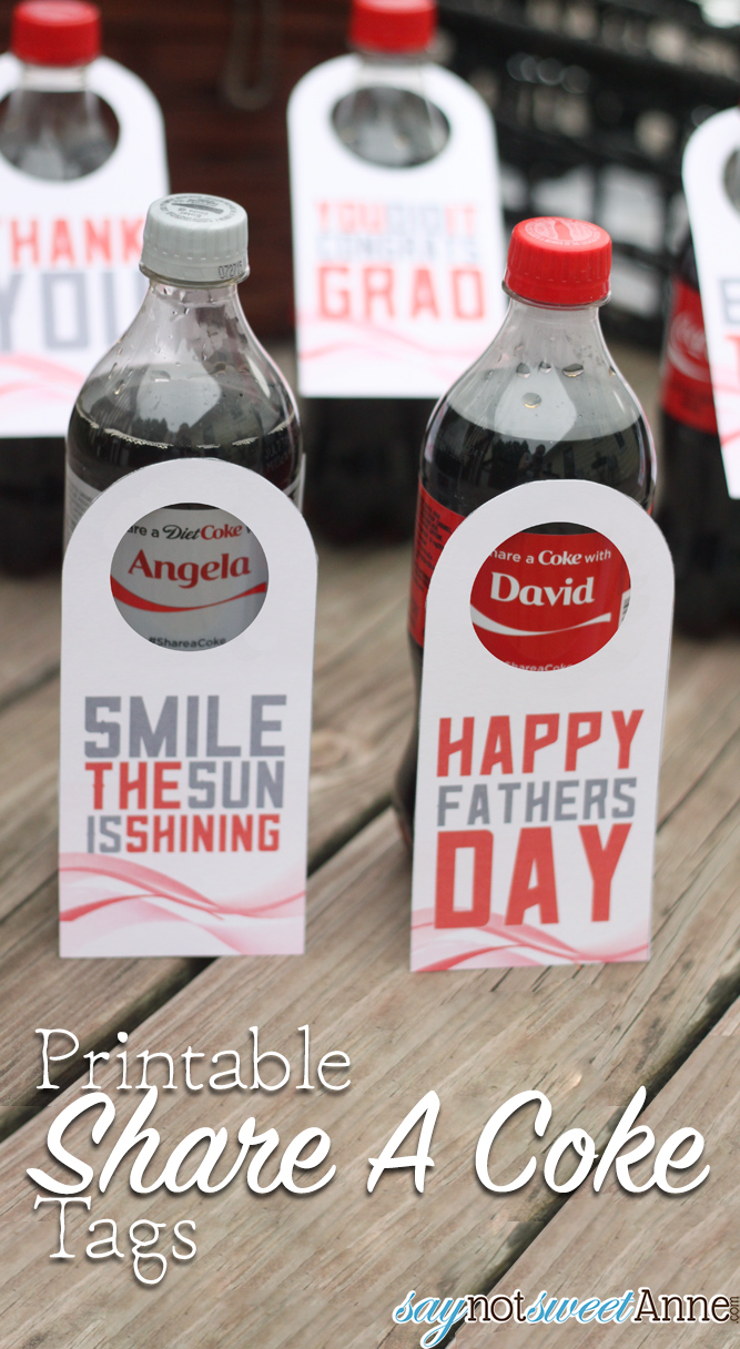 Spread Some Joy with Coke and Bottle Tags - Sweet Anne Designs