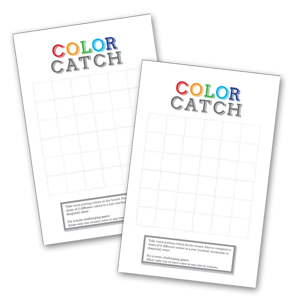 Printable Color Catch Game - Sweet Anne Designs