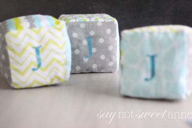 DIY Soft Blocks for Baby - Sweet Anne Designs