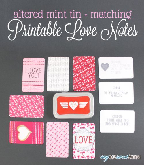 30 Valentine's Day Free Printables - Sweet Anne Designs