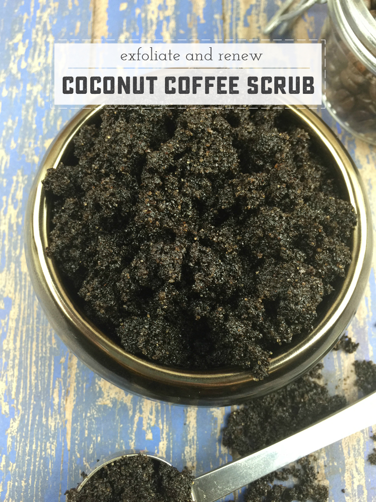 DIY Exfoliating Coconut and Coffee Scrub - Sweet Anne Designs