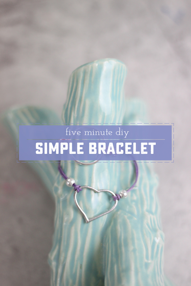 DIY Simple Bracelet - Sweet Anne Designs