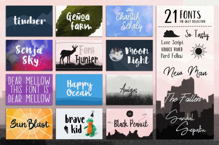 Beautiful Fonts and Printed Sticky Notes - Sweet Anne Designs
