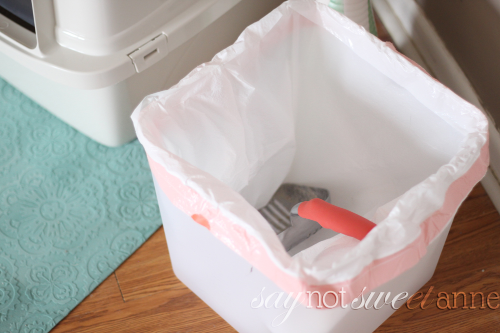 5 Steps to Living with a Litter box - Sweet Anne Designs