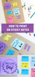 Beautiful Fonts and Printed Sticky Notes - Sweet Anne Designs