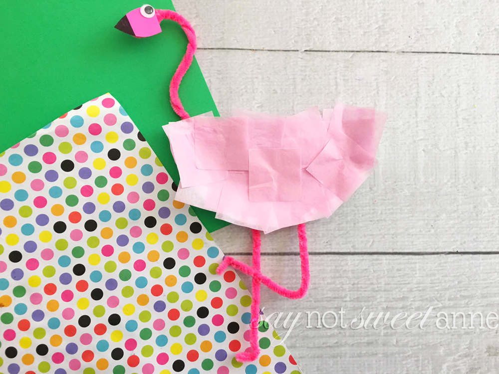 Easy Summer Craft Flamingo - Sweet Anne Designs