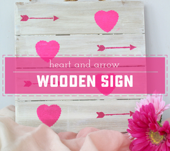 Inspired by Love DIY Wooden Valentine Sign - Sweet Anne Designs