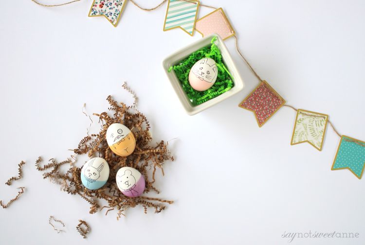 How To Make Absolutely Adorable Character Easter Eggs - Sweet Anne Designs