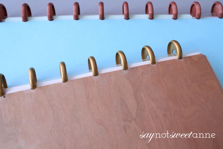 How To Make Custom Happy Planner and Other Discbound Covers - Sweet ...