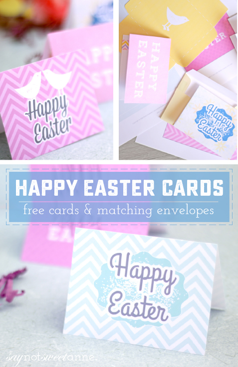 Uplifting Happy Easter free Printable Notes - Sweet Anne Designs