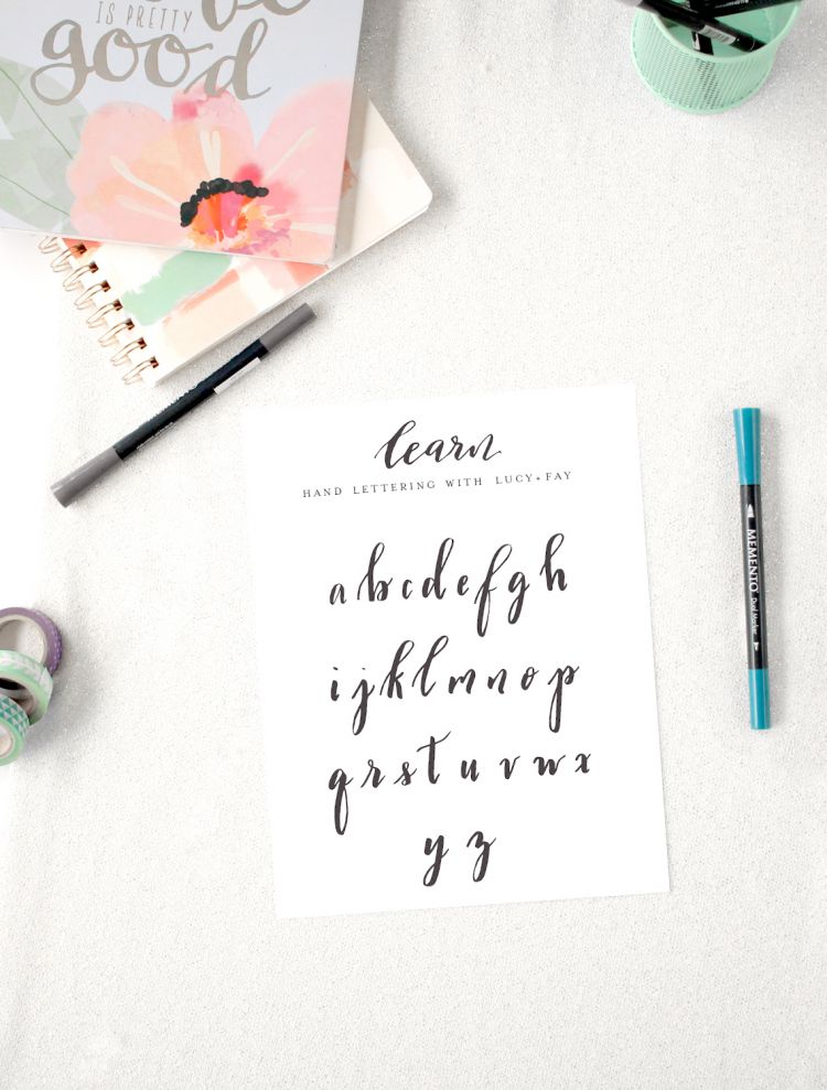 Learn How To Letter Free Printable - Sweet Anne Designs