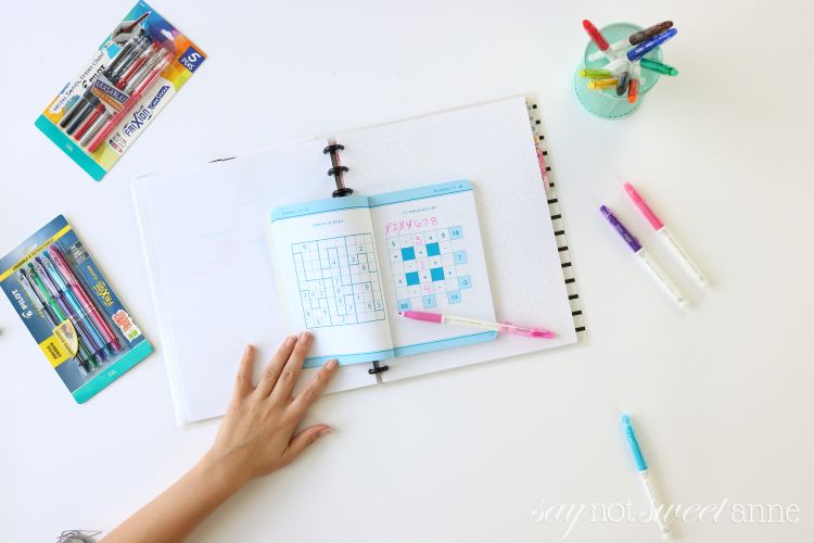 How To Make a Grid Mood Journal - Sweet Anne Designs