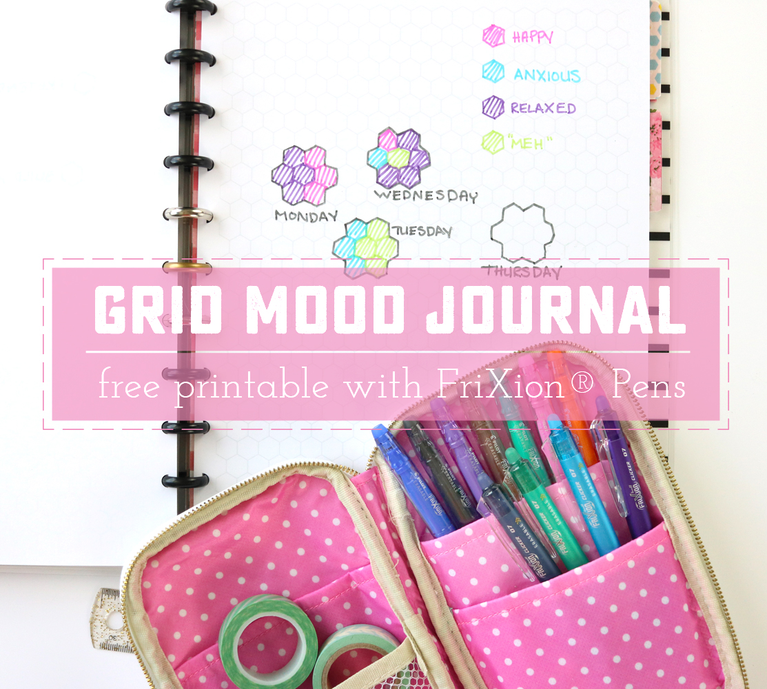 How To Make a Grid Mood Journal - Sweet Anne Designs